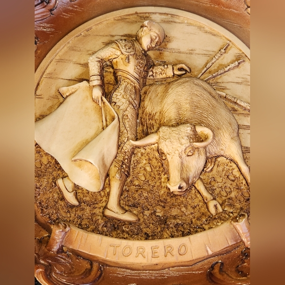 Accents | Antique Matador Bullfighter Decorative Wooden Handcarved ...